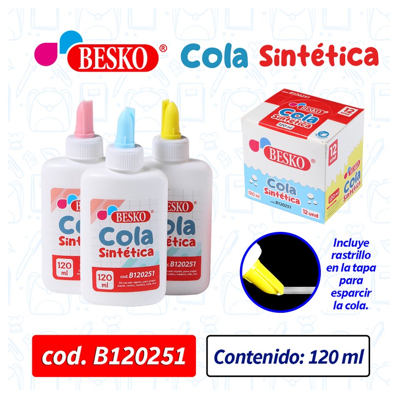 COLA SINTETICA 120ml - Cod.B120251